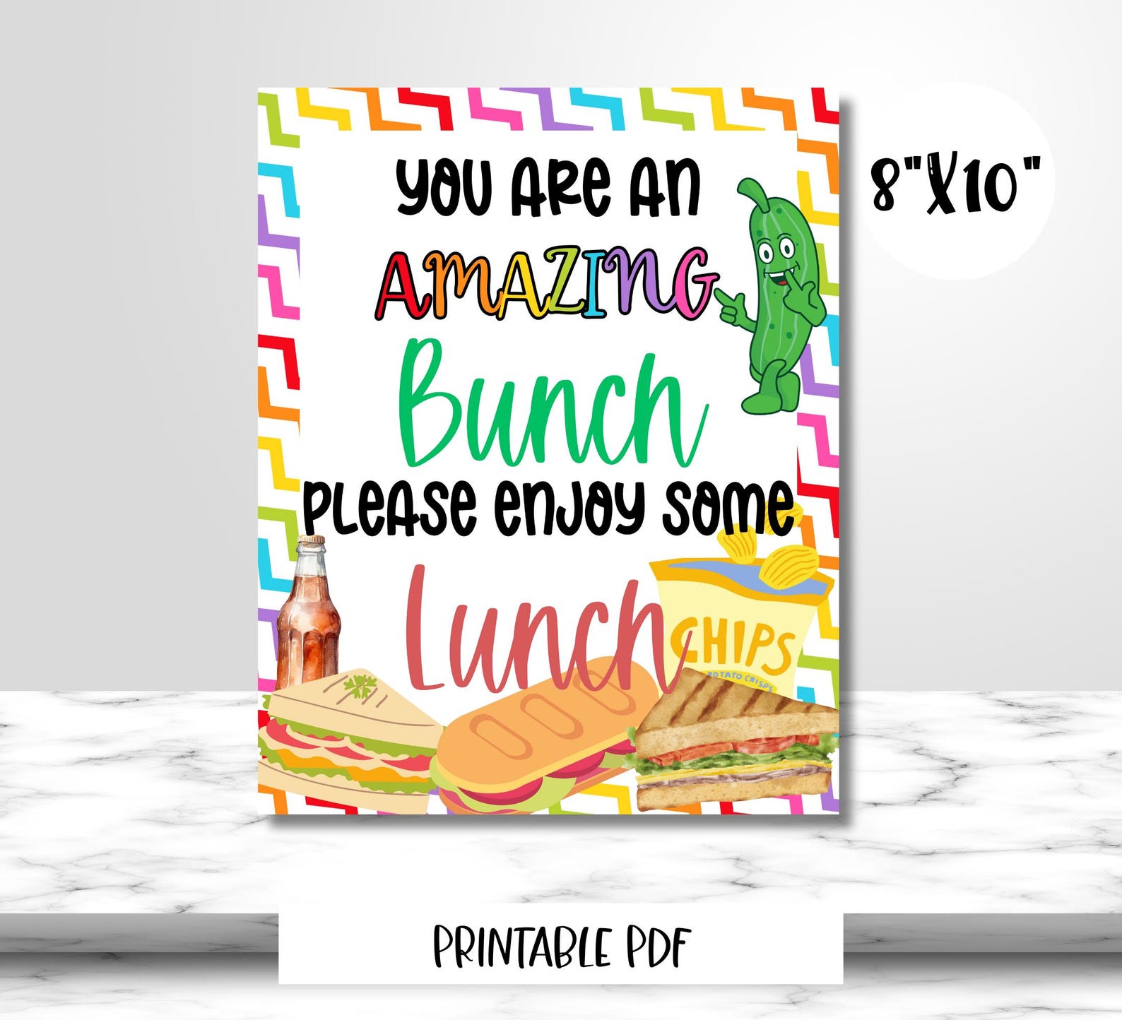 LUNCH APPRECIATION Sign|teacher, Staff, Employee, Volunteer, Nurse ...