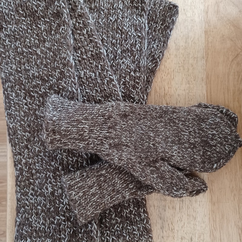 Scarf Mitten Set - Etsy