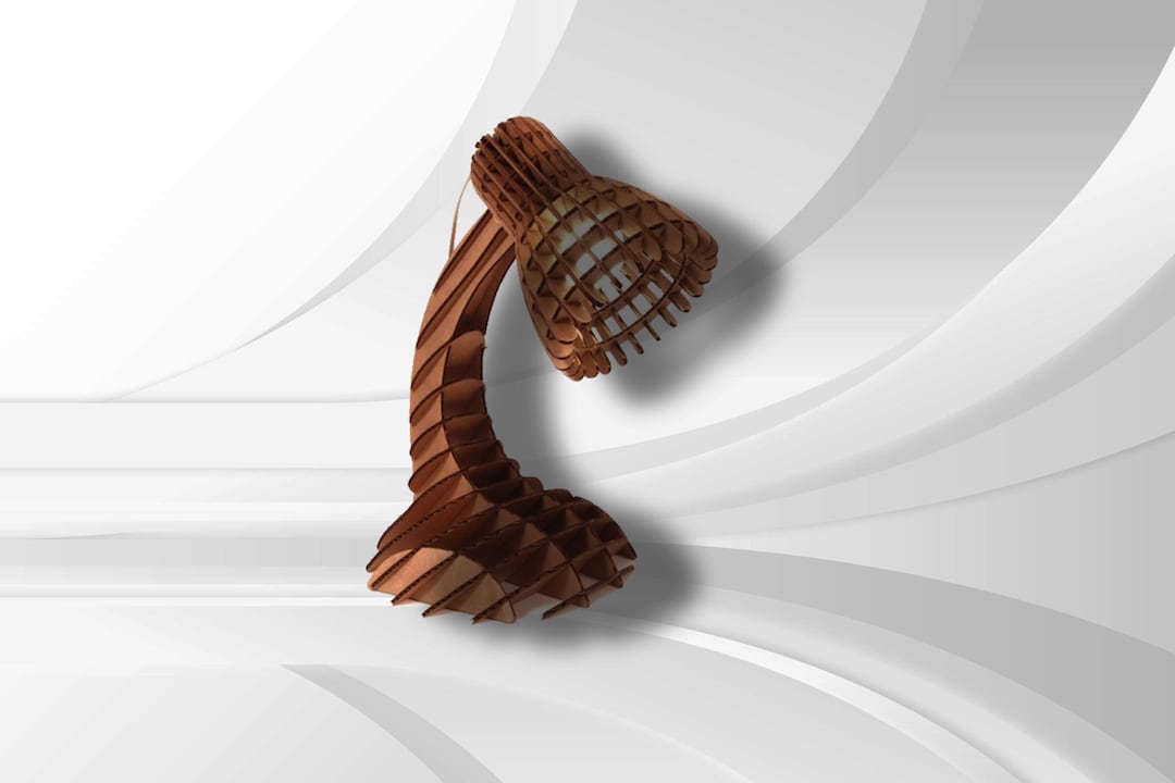 Table Lamp in Parametric Style CNC File, Laser Cutting File Dxf, Svg ...