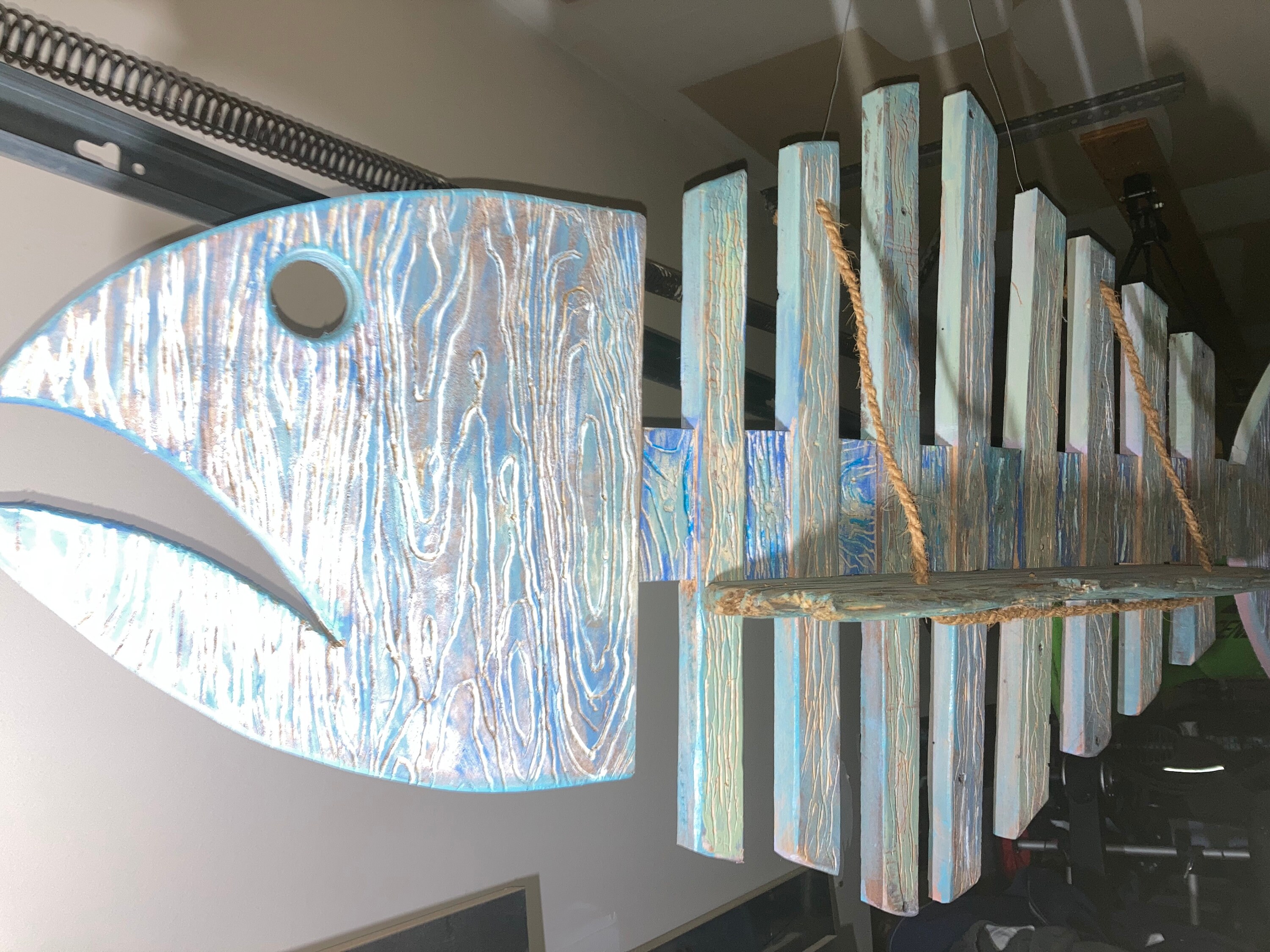 Fish Bones Shelf Made From Pallets and Driftwood - Etsy