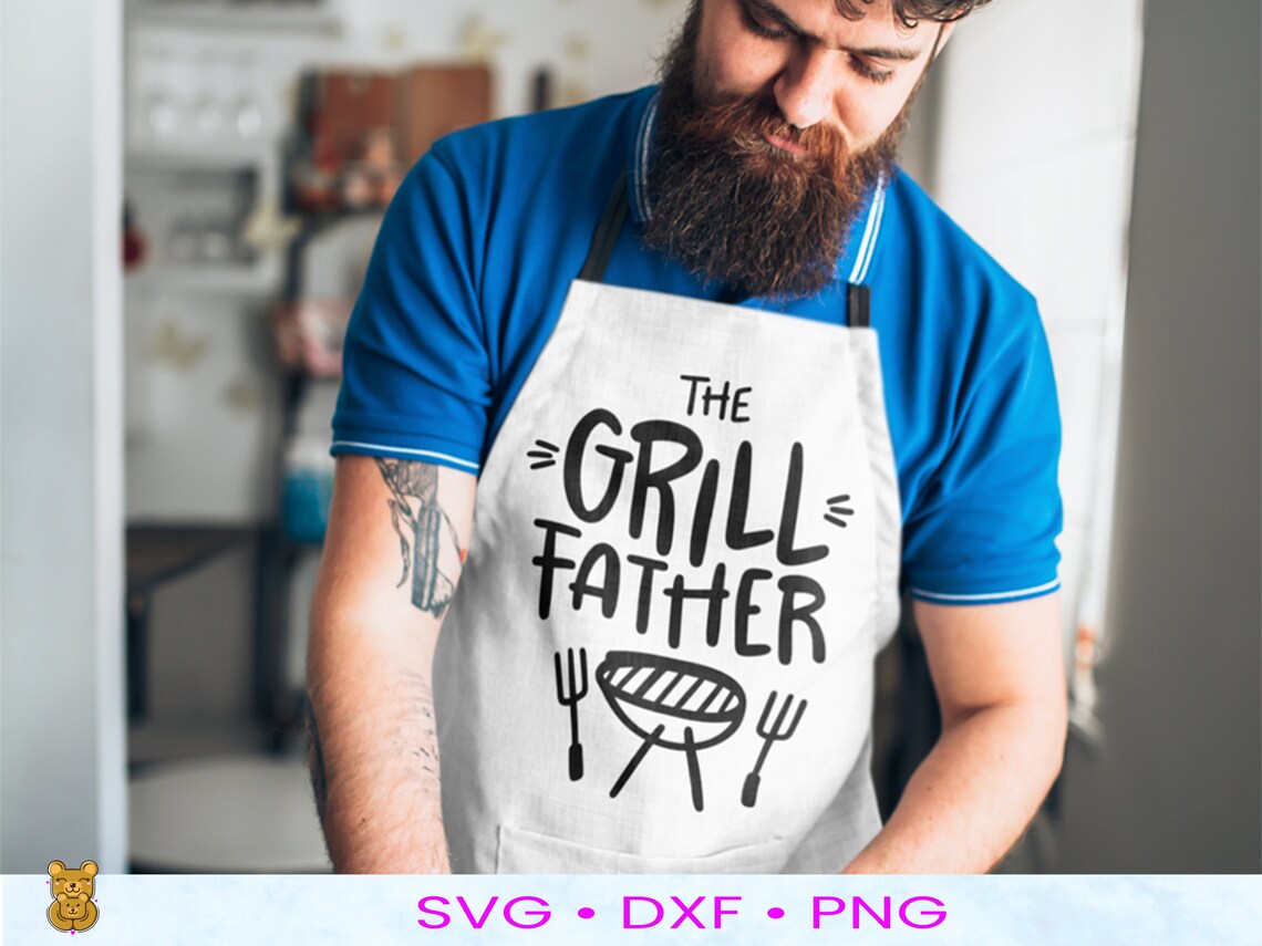 The Grill Father SVG and Cut Files for Crafters Digital | Etsy