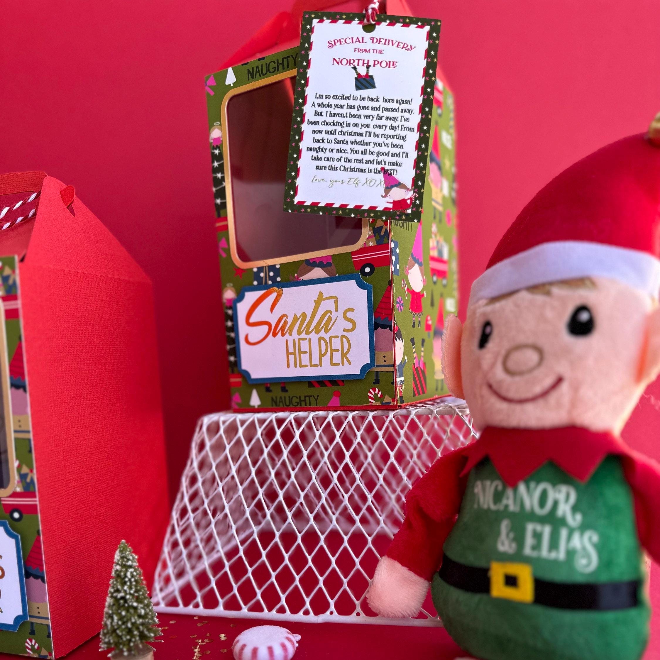 Personalized Plush Elf Christmas Gift: Santa's Helper Kit - Etsy