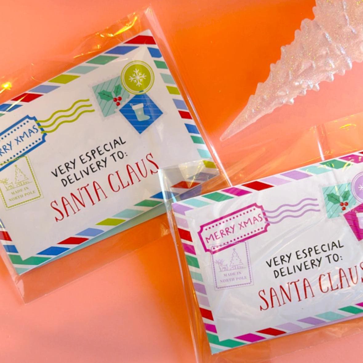 Santa Letter Kit: Christmas Letter & Stickers - Etsy