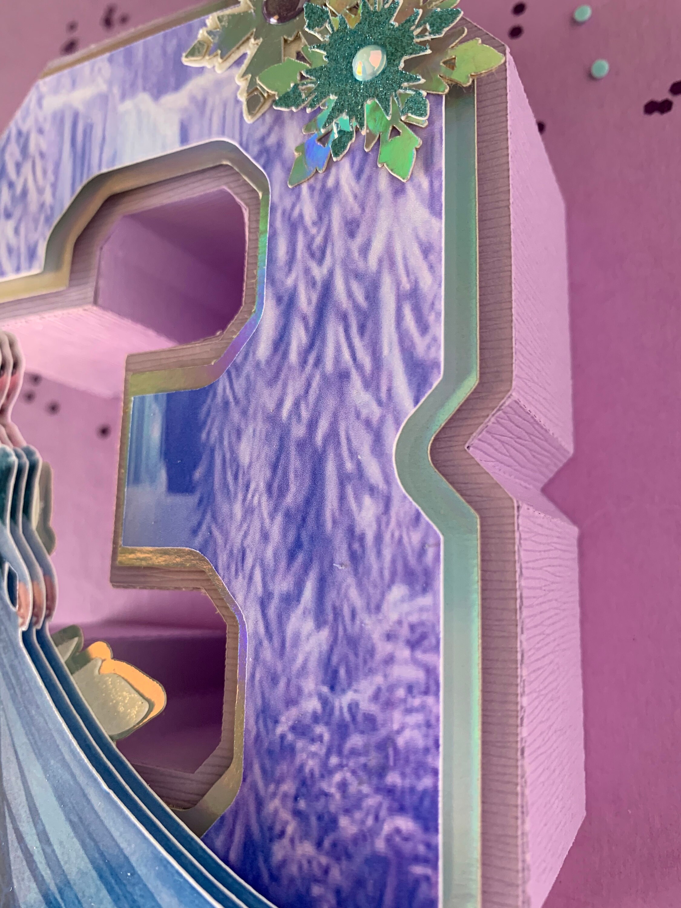 Frozen 3D Number, Frozen 3D Letter, Frozen Party Decorations, Frozen ...