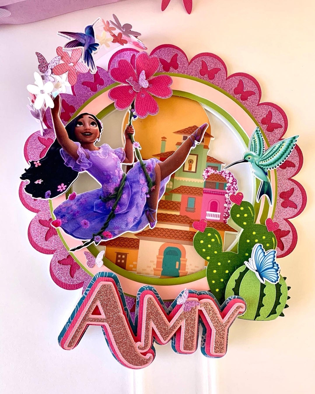 Personalized Encanto Cake Topper: Isabela Birthday Party Decoration - Etsy