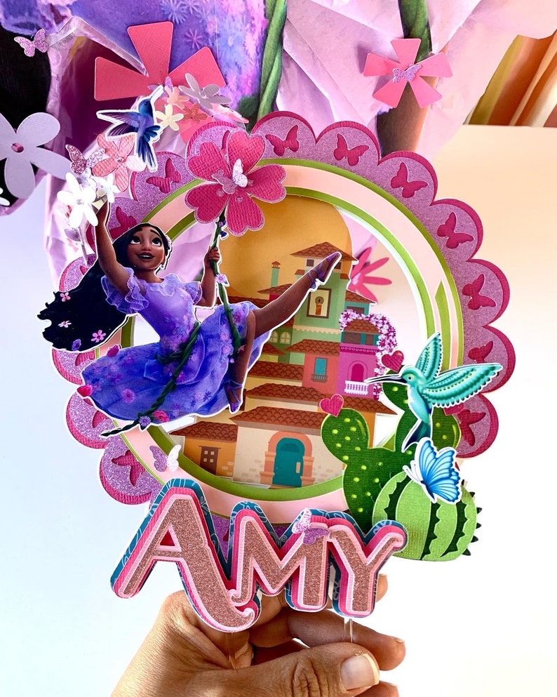 Personalized Encanto Cake Topper: Isabela Birthday Party Decoration - Etsy
