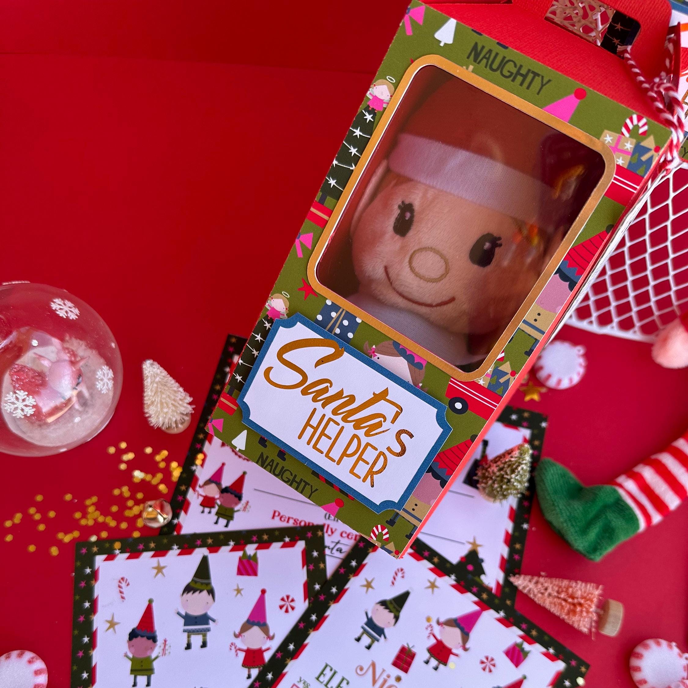 Personalized Plush Elf Christmas Gift: Santa's Helper Kit - Etsy