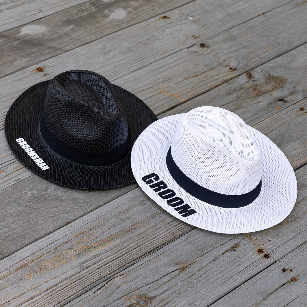 Groomsmen Hats, Bachelorette Favors, Groom Sun Hat, Custom Men's Hat ...