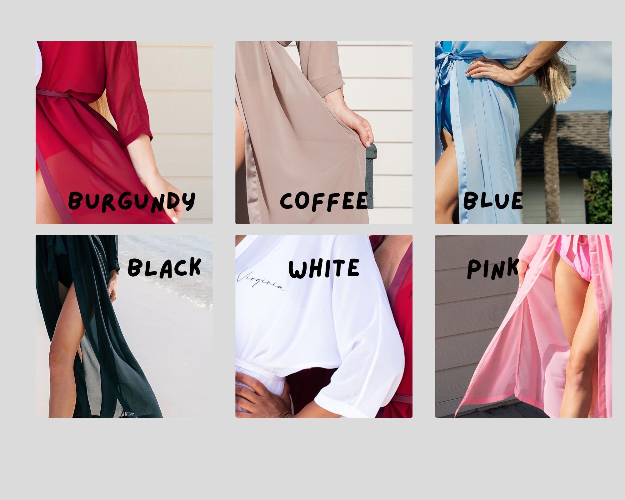 Shimmery Bachelorette Beach Cover-up: Bride & Bridesmaids Robe Set - Etsy