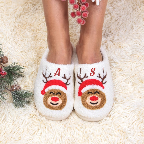 Christmas Slippers - Etsy