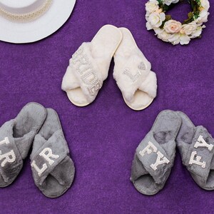 Personalized Leopard Bachelorette Party Slippers: Custom Slippers - Etsy