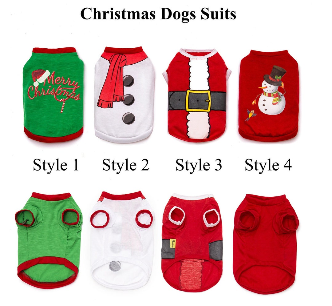 Festive Christmas Dog Outfit: Custom Holiday Pet Attire - Etsy