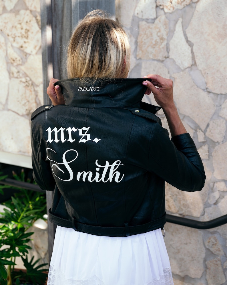 Customized Faux Leather Jackets for Couple, Husband and Wife Jackets ...