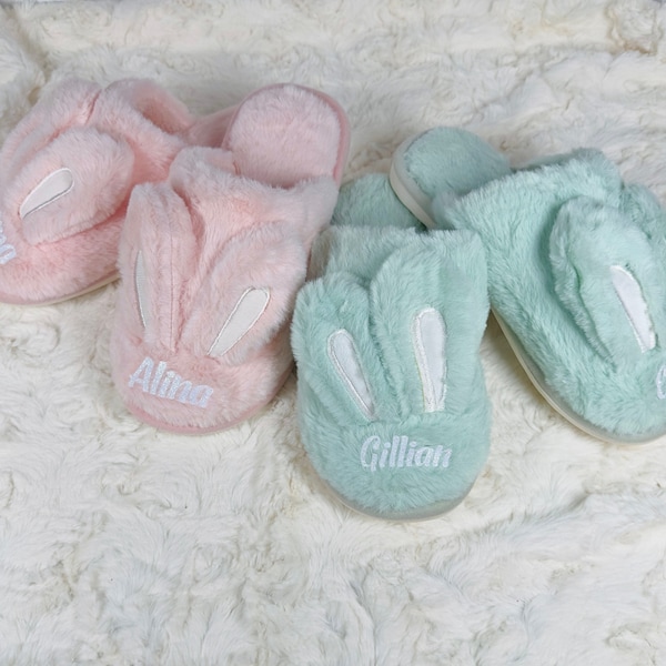 Rabbit Slippers - Etsy