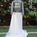 Customized Bride Denim Jacket Bridal Gifts Wedding Jacket - Etsy