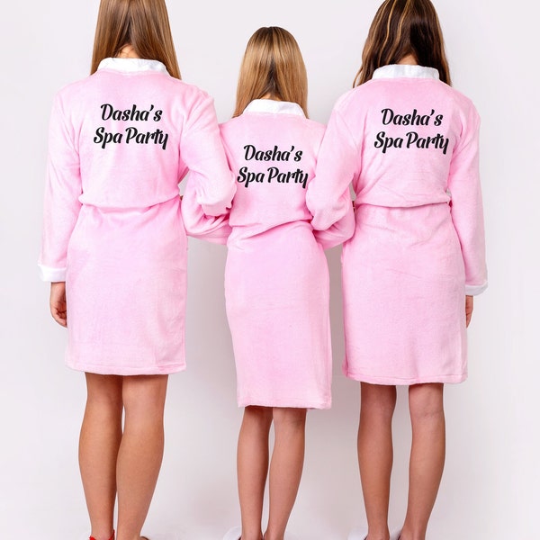 Spa Robes for Girls - Etsy