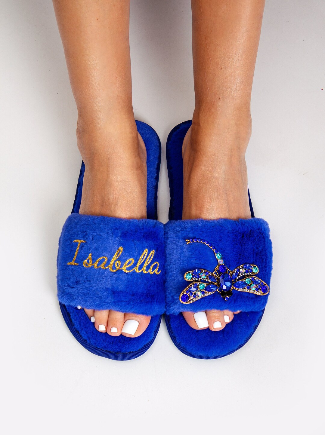 Custom Slippers: Personalized Dragonfly Bachelorette Gifts - Etsy