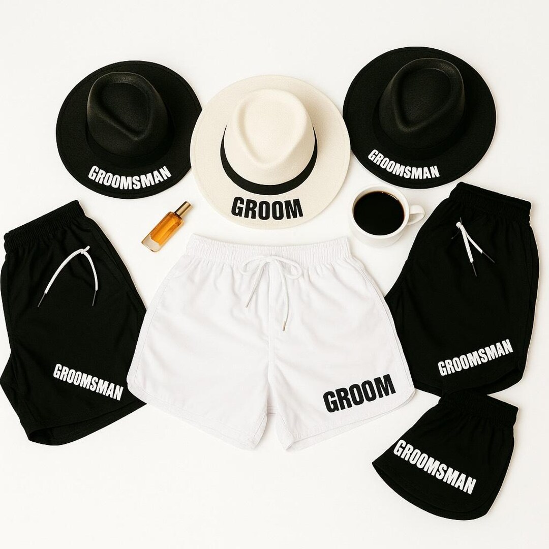 Custom Groom & Groomsmen Boxer Shorts: Personalized Wedding Party - Etsy