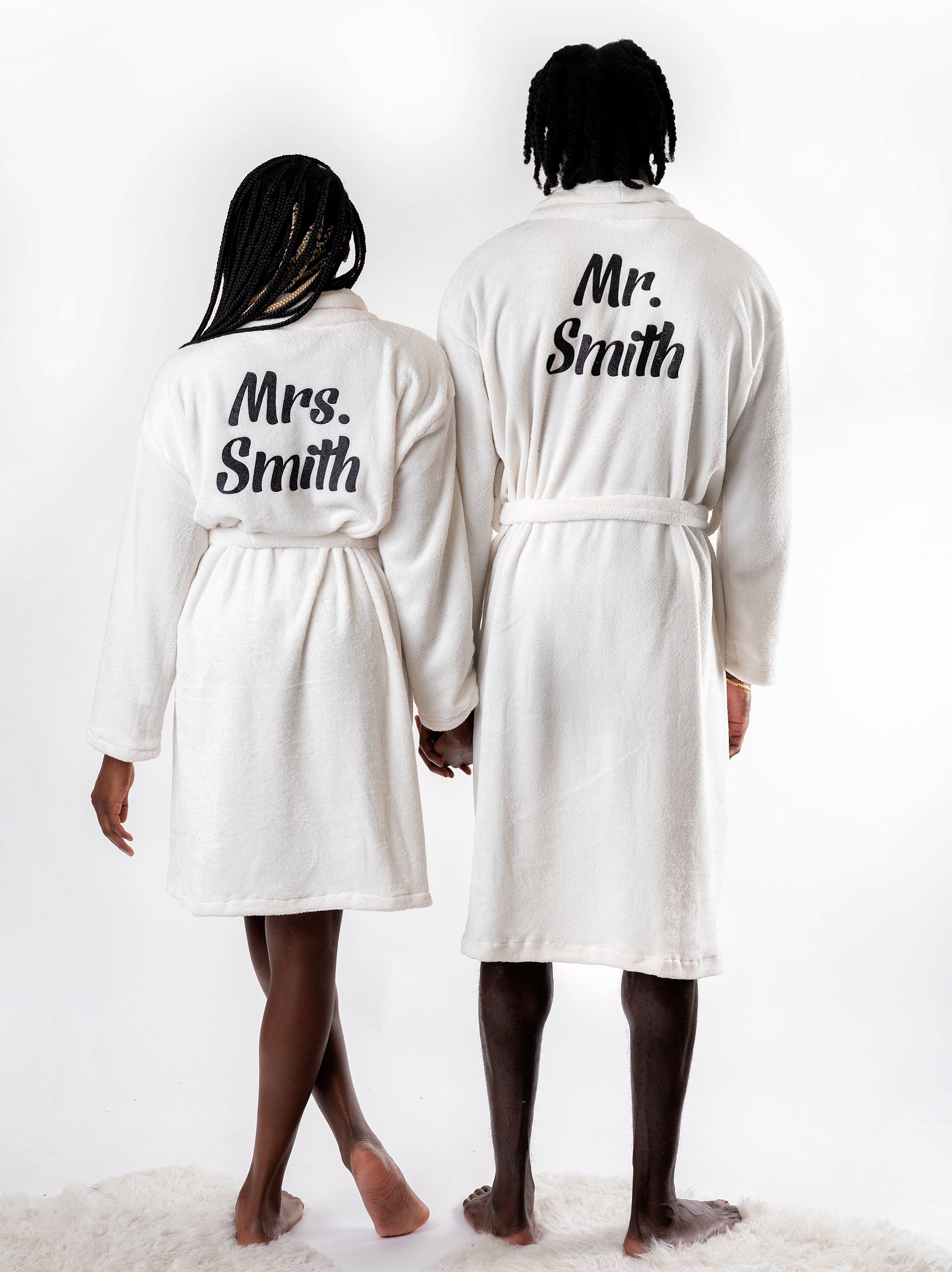 Custom Plush Bathrobes Robes for Couples Soft Custom Robe - Etsy