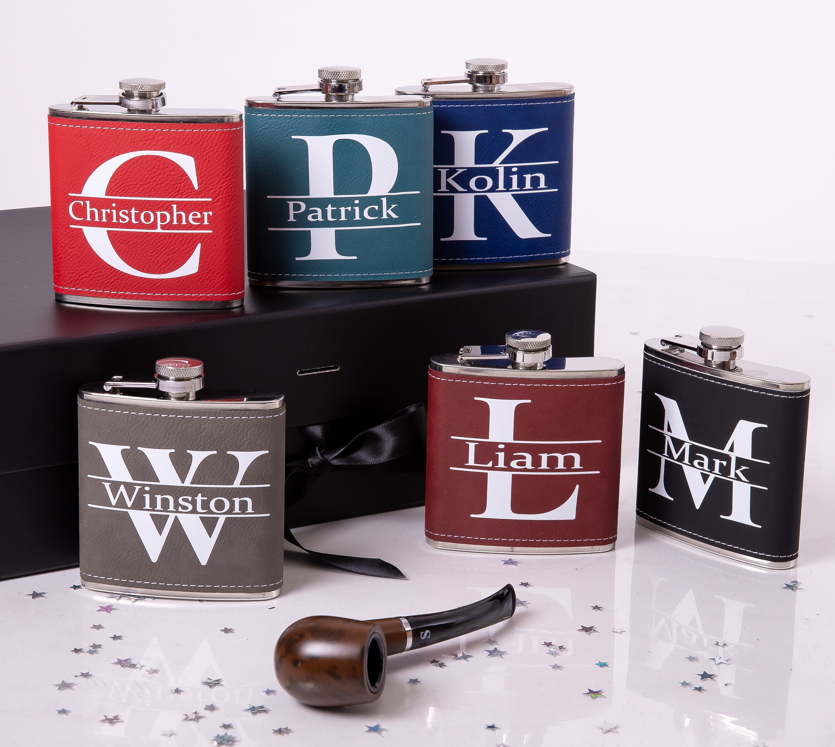 Personalized Groomsmen Flask: Custom Wedding Party Gift - Etsy