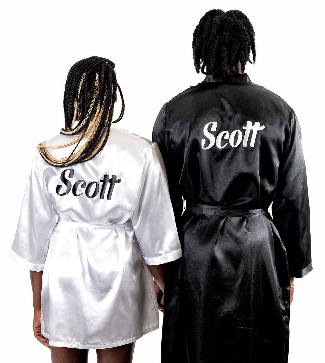 Mr and Mrs Custom Robes, Customized Robes for Couple, Personalized ...