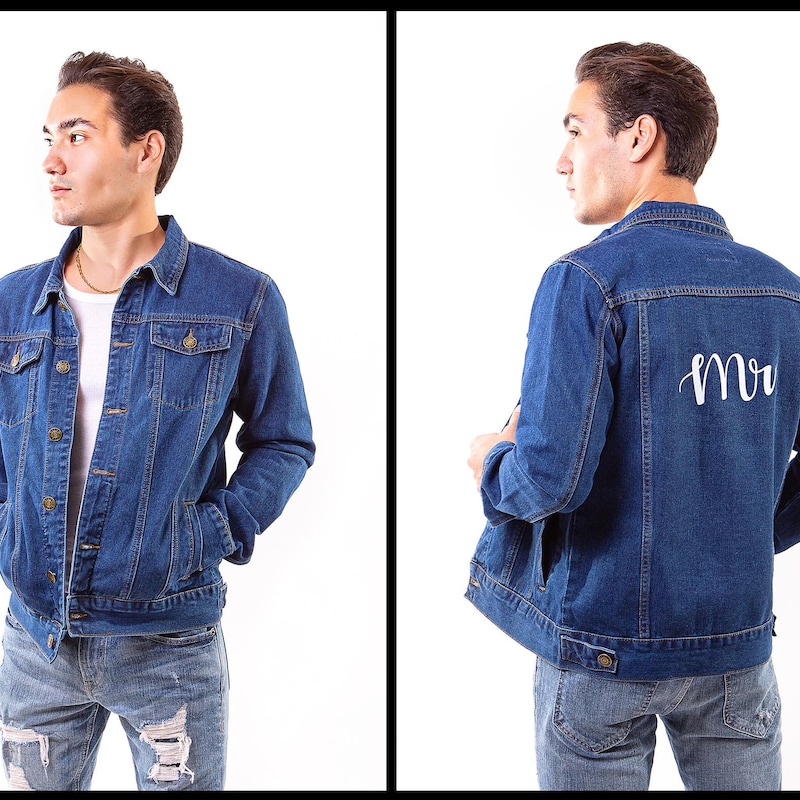 Custom Groom Jean Jacket - Etsy