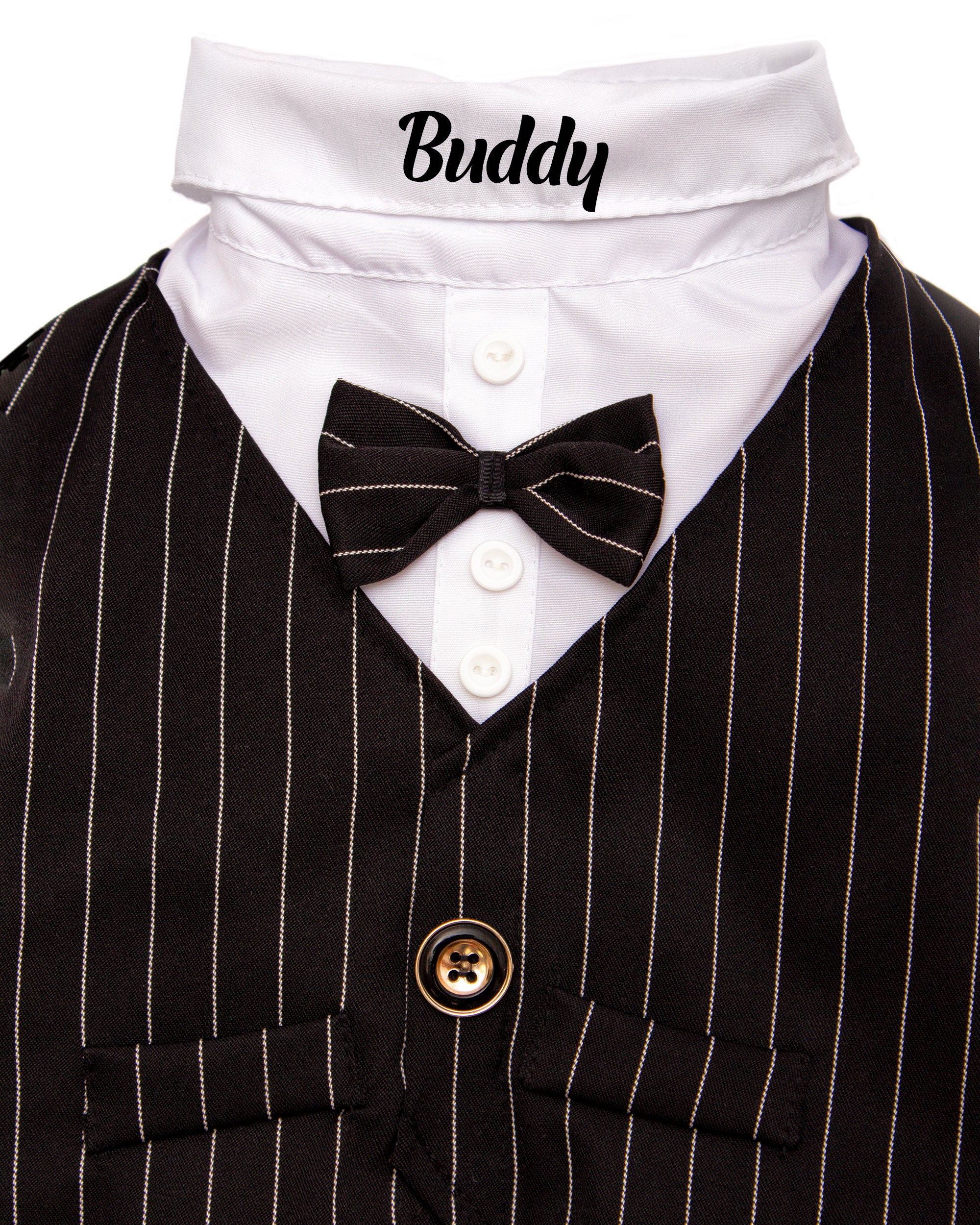 Dog Tuxedo Suit for Christmas – Holiday Pet Outfit With Bow Tie ...