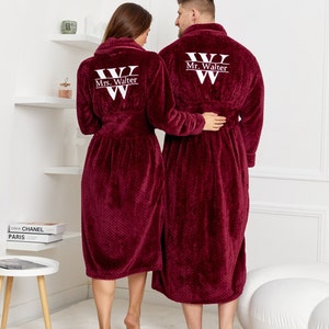 Personalized Spa Bathrobes, Custom Robes for Couple, Honeymoon Gift ...