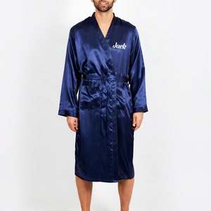Mr Custom Robe, Groom Satin Robes, Personalized Mens Robes, Groomsmen ...