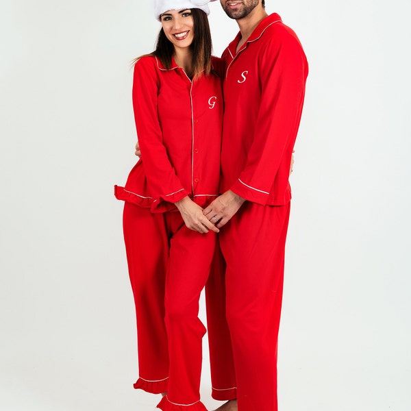 Red Pajamas - Etsy