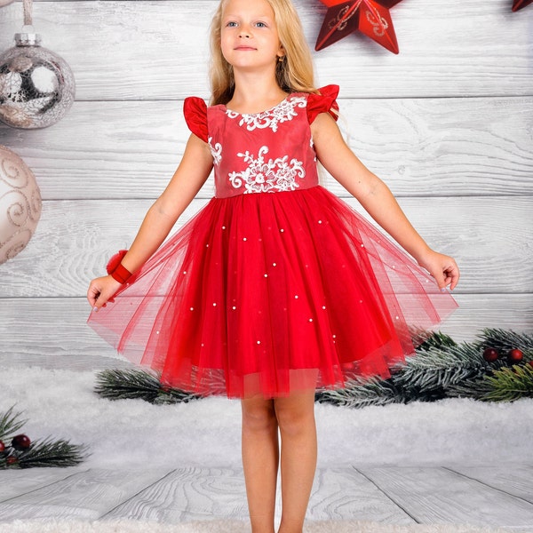 Red Christmas Dress - Etsy