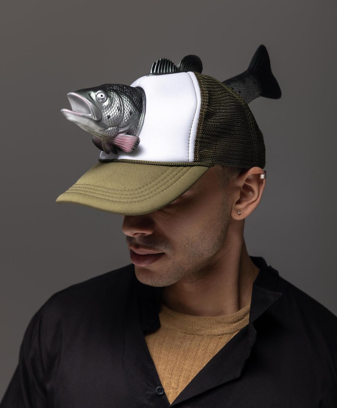 Trucker Cap for Fishing, Fishmen Cap, Fishmen Gifts, Fishing Cap, Gift ...