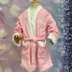 Custom Cozy Bathrobes, Custom Kids Spa Robes, Sleepover Party Robes for ...