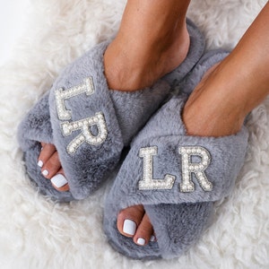 High Quality Custom Bride Slippers: Personalized Mrs Slippers - Etsy