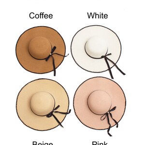 Custom Sun Hats Bride Bridal White Sun Hat With Pearl Gift - Etsy