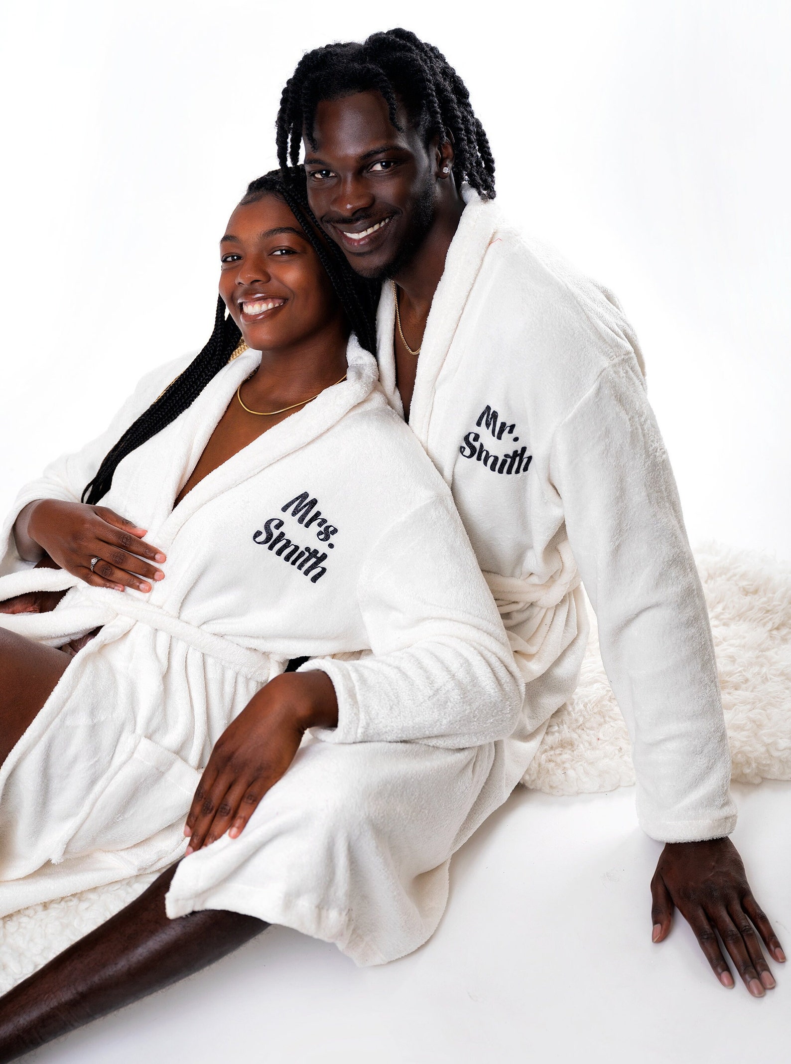 Custom Plush Bathrobes Robes for Couples Soft Custom Robe - Etsy