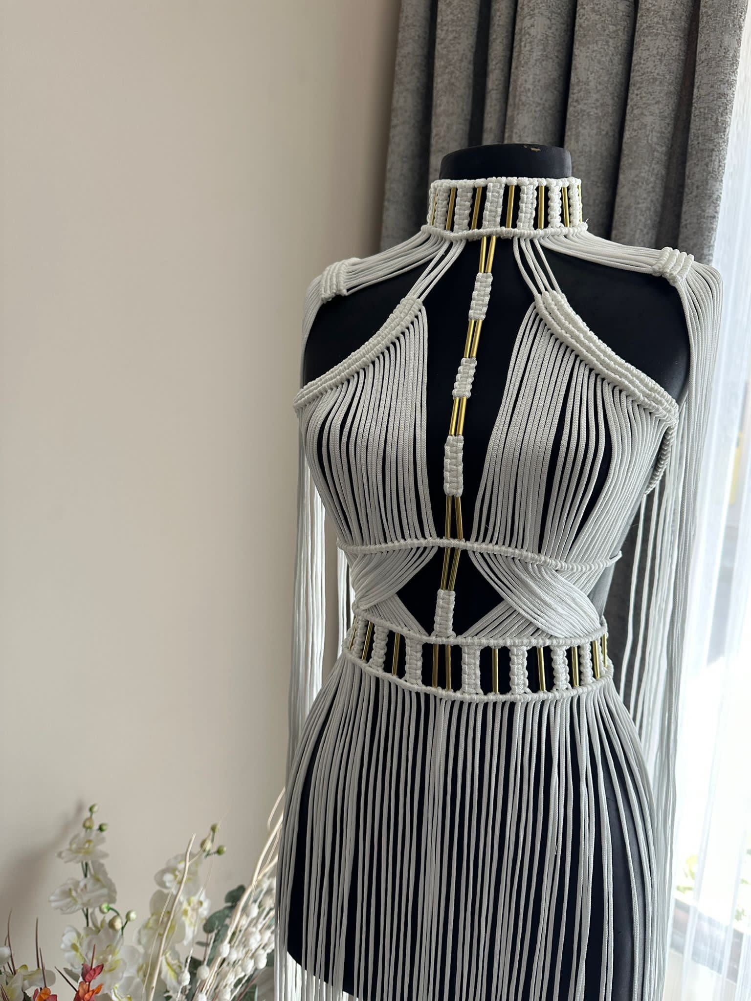 Macrame Dress, Macrame Beachwear, Birthday Dress, Shiny Material, Crazy ...