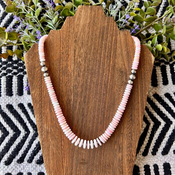 Pink Conch Sterling Necklace - Etsy
