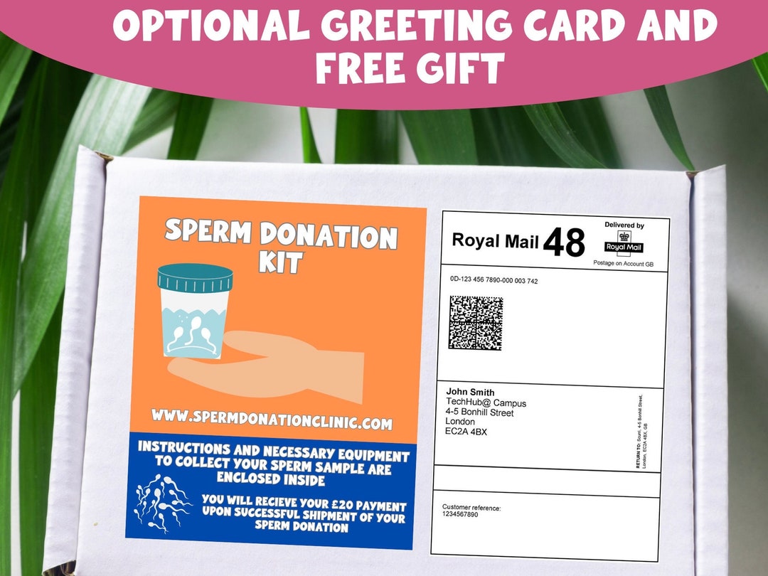 SPERM DONATION Prank Mail Package Sent Directly to Friend Adult Joke ...