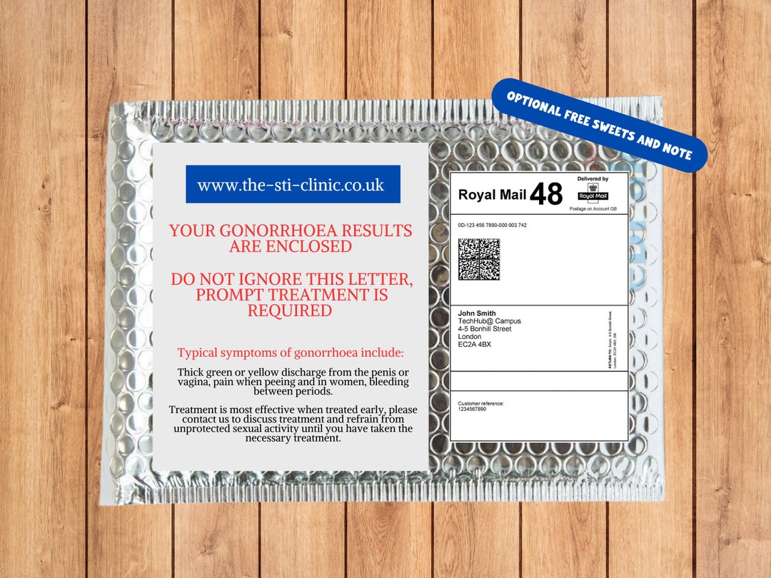 STI RESULTS Prank Mail Package Sent Directly to Friend Adult Joke ...