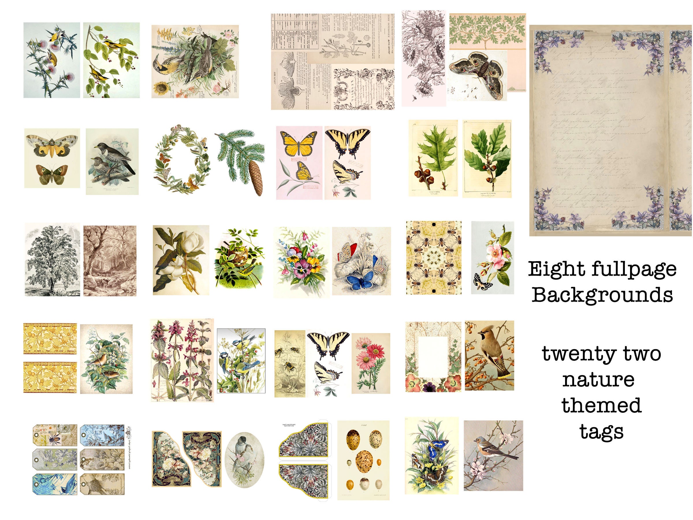 Nature Journal Kit Digital Download - Etsy