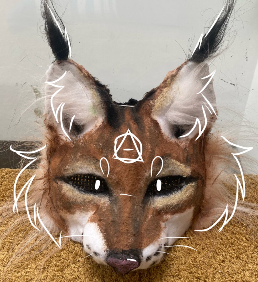 Therian Lynx Mask , READ DESCRIPTION - Etsy