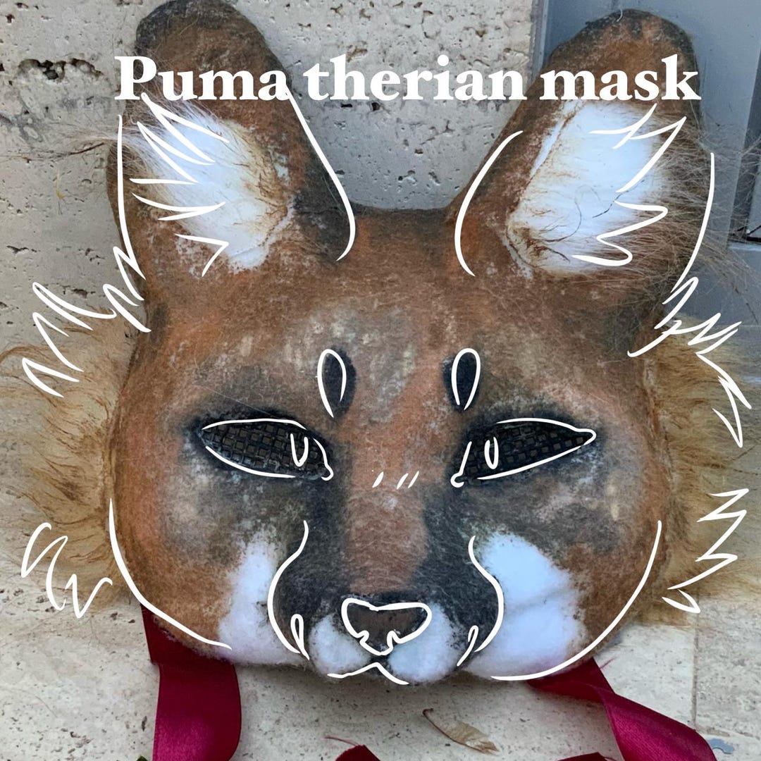 Therian Puma Mask , READ DESCRIPTION - Etsy