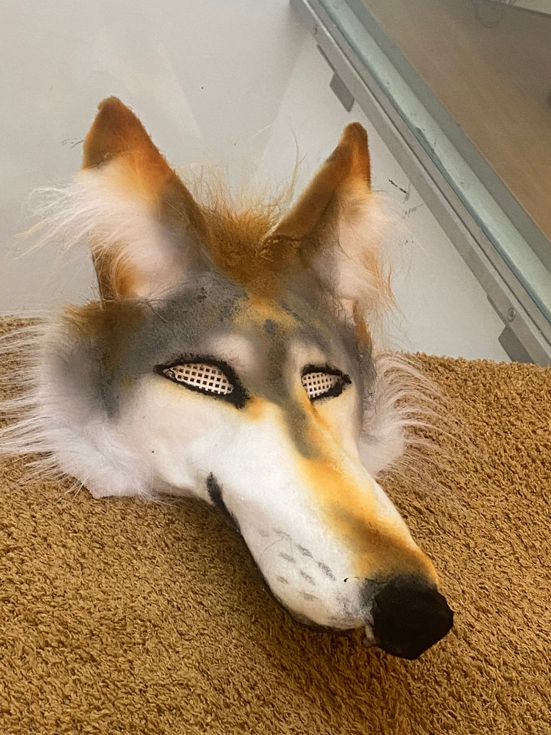 Therian Mask , Wolf , READ DESCRIPTION - Etsy