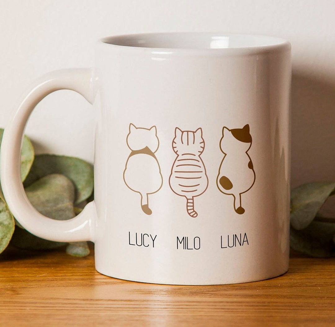 Custom Cat Mug Perfect Gift for Cat Owners Cute - Etsy