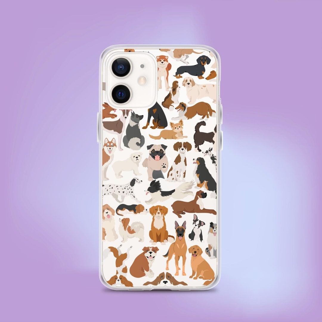 Dog Breeds Collage Phone Case - Clear, Drop-proof iPhone Case - Etsy