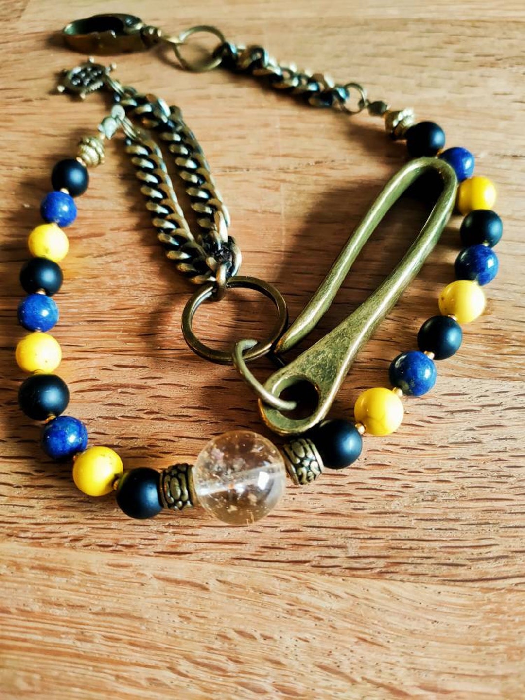 Wallet Necklace, Wallet Chain, Pearl Pants Necklace, Biker Necklace ...