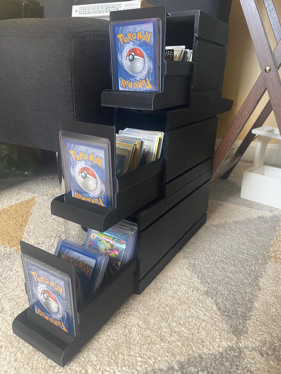 Modular Card Storage Box - Expandable TCG Drawer System for Pokemon ...