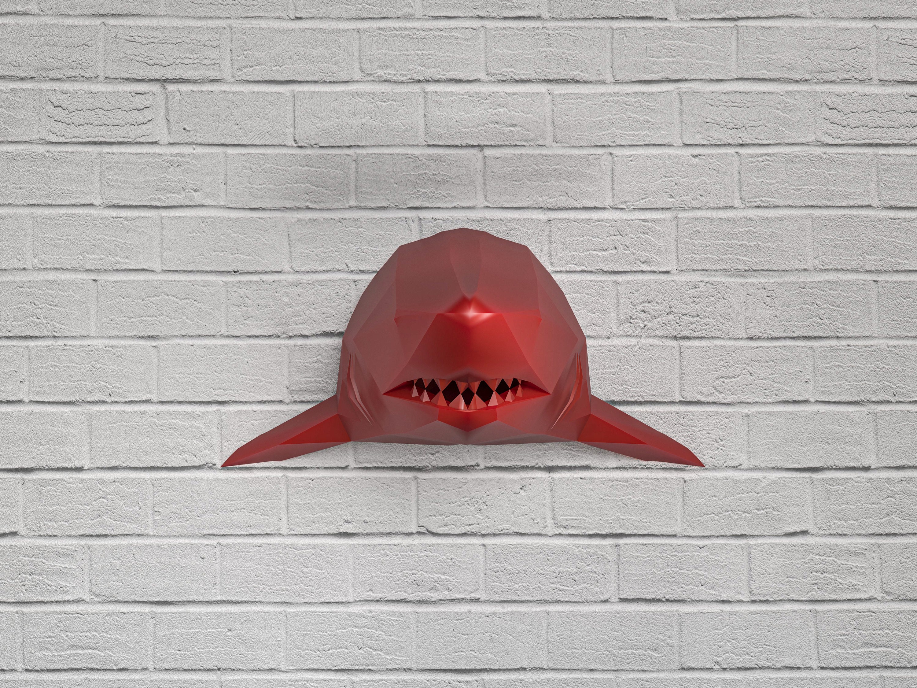 Shark Wall Decor, Baby Shark Wall Decor, Shark Gift for Boys, Mountable ...