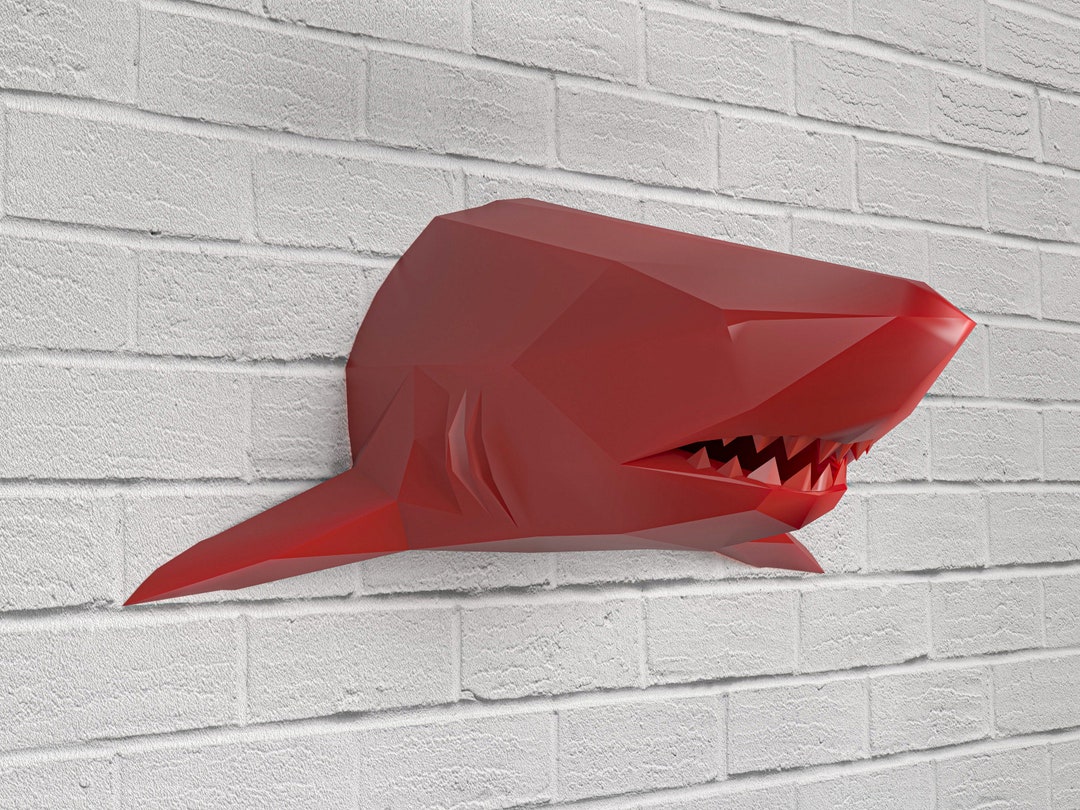 Shark Wall Decor, Baby Shark Wall Decor, Shark Gift for Boys, Mountable ...
